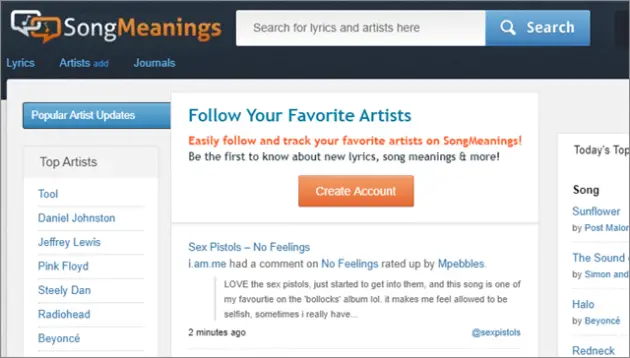6 Best Websites To Find Song Meanings & Help You Understand Songs