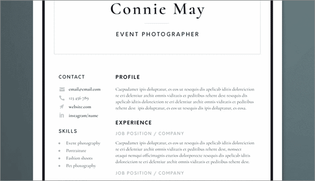 51 Best InDesign Resume Templates To Make Your Resume Stand Out