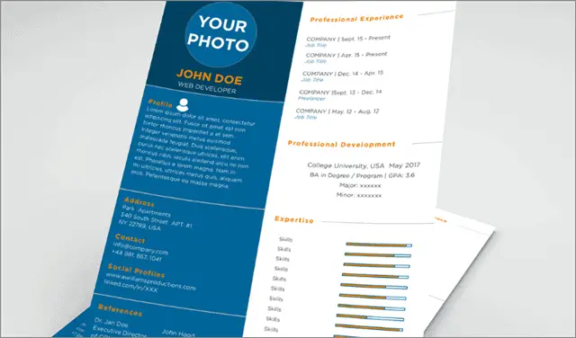 51 Best InDesign Resume Templates To Make Your Resume Stand Out