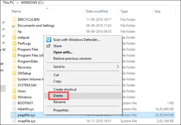 What is Pagefile.sys and How to Move, Resize or Delete It?