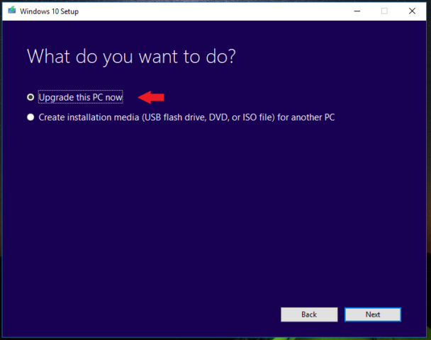 Use Windows 10 Media Creation Tool To Create Installation Media