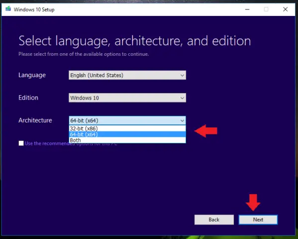 Use Windows 10 Media Creation Tool To Create Installation Media