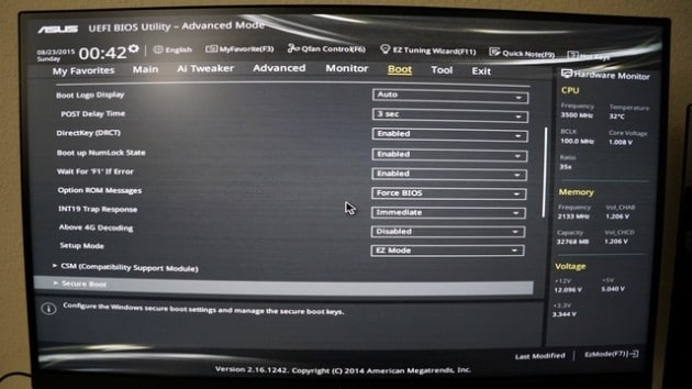 How to Disable or Enable Secure Boot for ASUS Motherboard