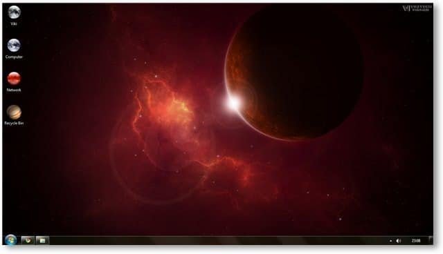 Windows 7 Themes : Cosmic Fringe [Abstract Artist Theme]