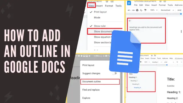 How To Add Outline In Google Docs: Master The Outline Tool