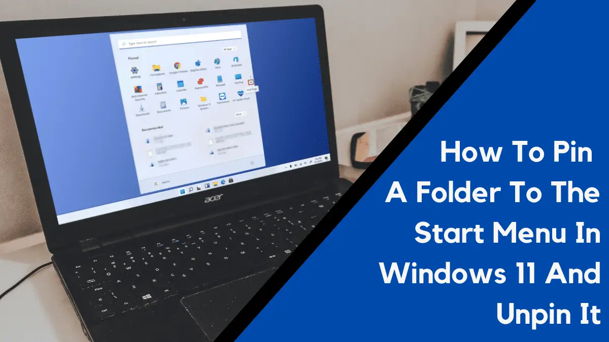 How To Pin A Folder To The Start Menu In Windows 11 And Unpin It