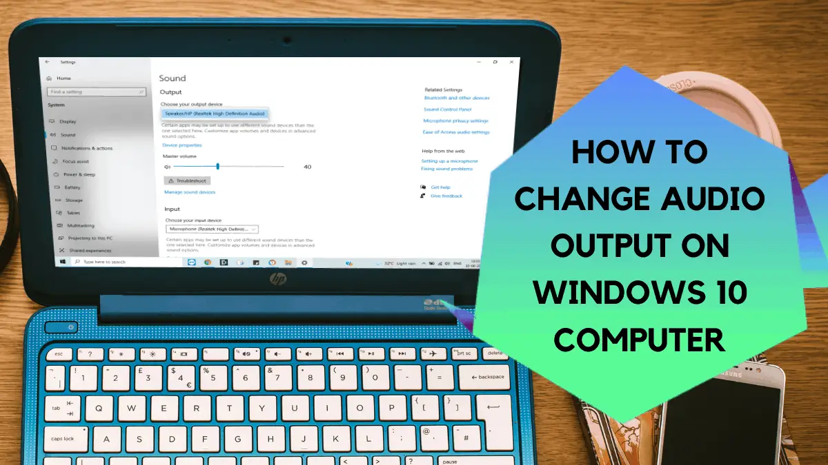 How To Change Audio Output On Windows 10