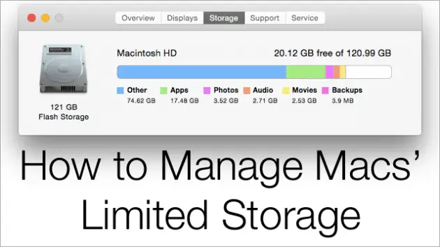 How to Manage the Limited Storage Space on Mac