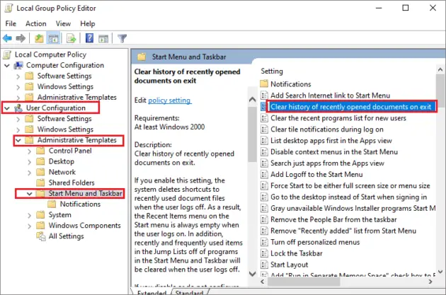 How To Clear Recent Files In Windows 10