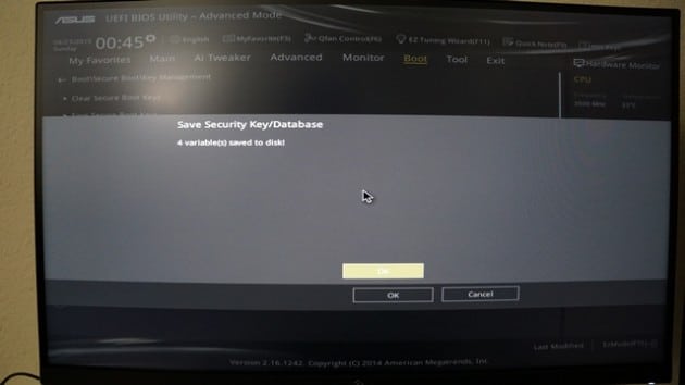How to Disable or Enable Secure Boot for ASUS Motherboard