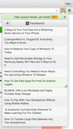 How to Follow RSS Feeds in Chrome, Safari and Firefox