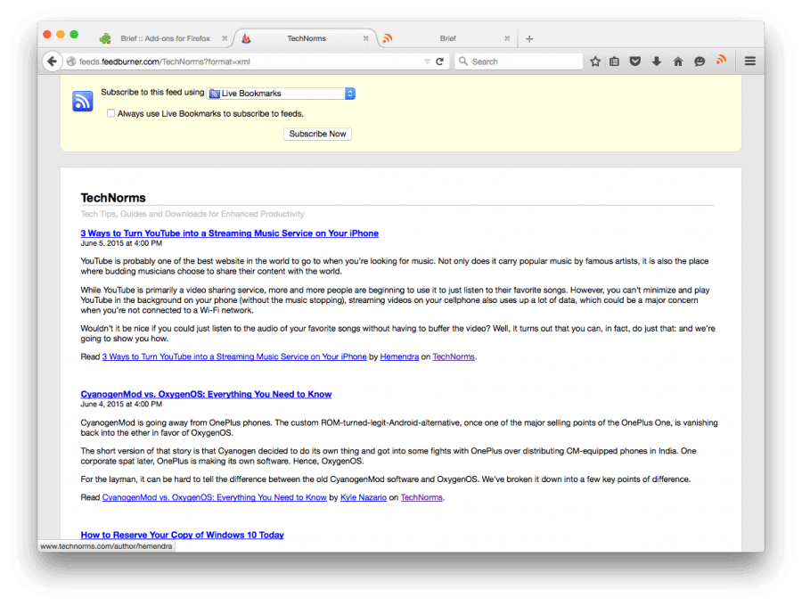 How to Follow RSS Feeds in Chrome, Safari and Firefox