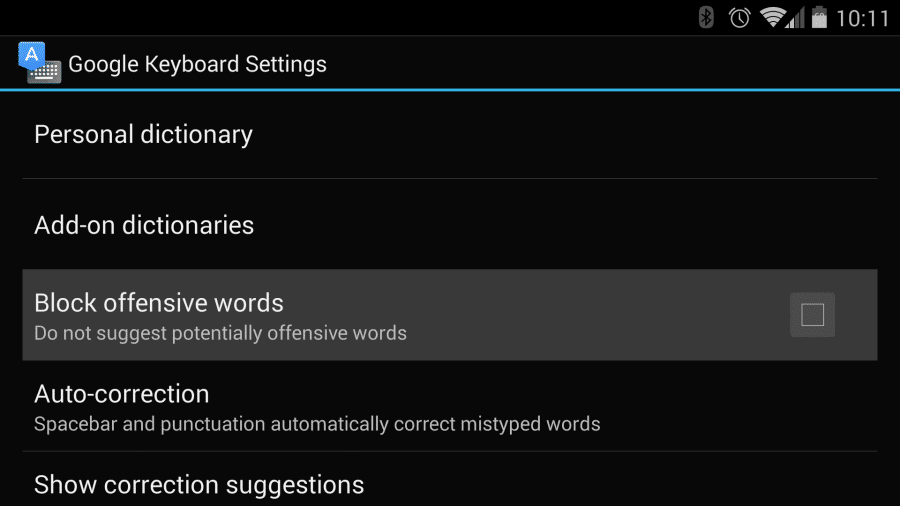 How to Modify or Disable Auto Correct on Your Android