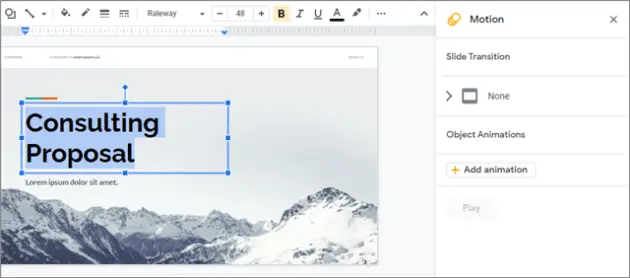 How To Add Animations On Google Slides The Easy Way