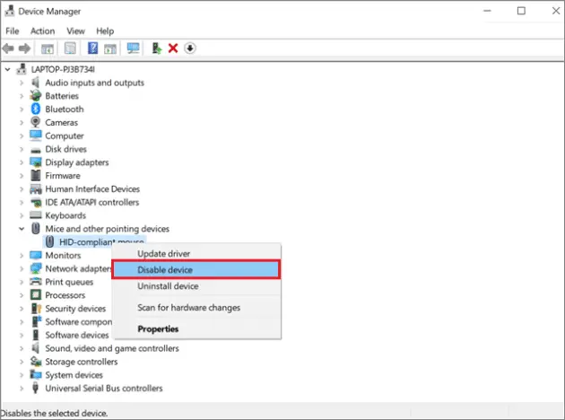 How To Disable Touchpad In Windows 10