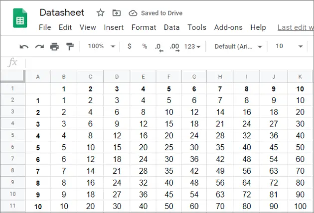 How To Use Google Sheets Fill Down Method To Save Time
