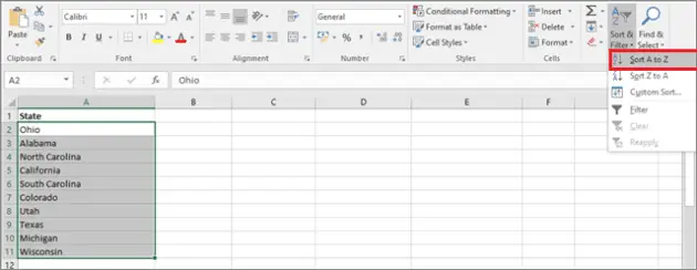How To Alphabetize In Excel To Arrange Data