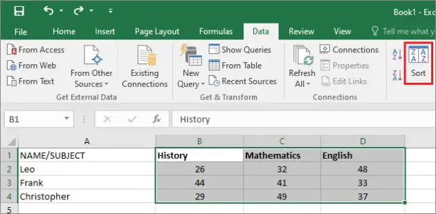 How To Alphabetize In Excel To Arrange Data
