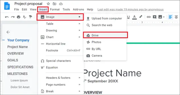 How To Insert Signature In Google Docs