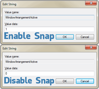 Two Ways to Disable the Windows Snap Feature
