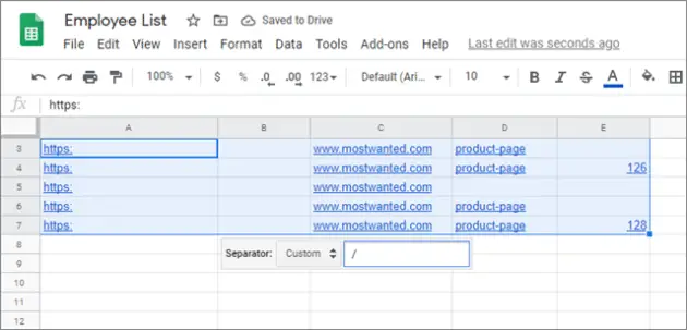 How To Use Google Sheets Split Text To Columns Feature