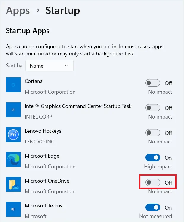 How To Disable OneDrive In Windows 11