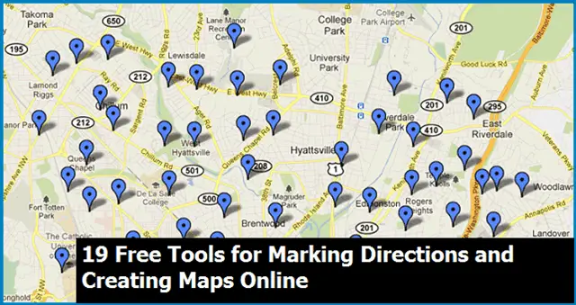15+ Free Tools for Marking Directions & Creating Maps Online