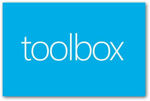 How to Use Toolbox for Windows 8
