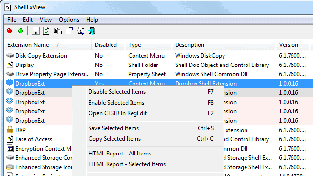 How to Clean Up the Context Menu in Windows with ShellExView