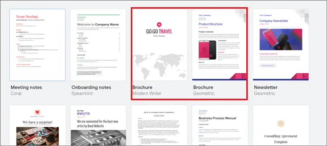 How To Make A Brochure On Google Docs