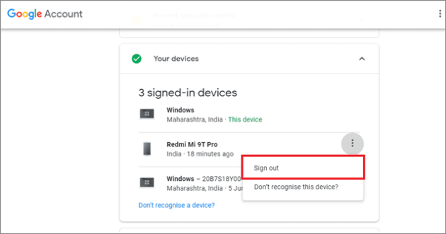 Learn How To Sign Out Of Google Account On All Devices